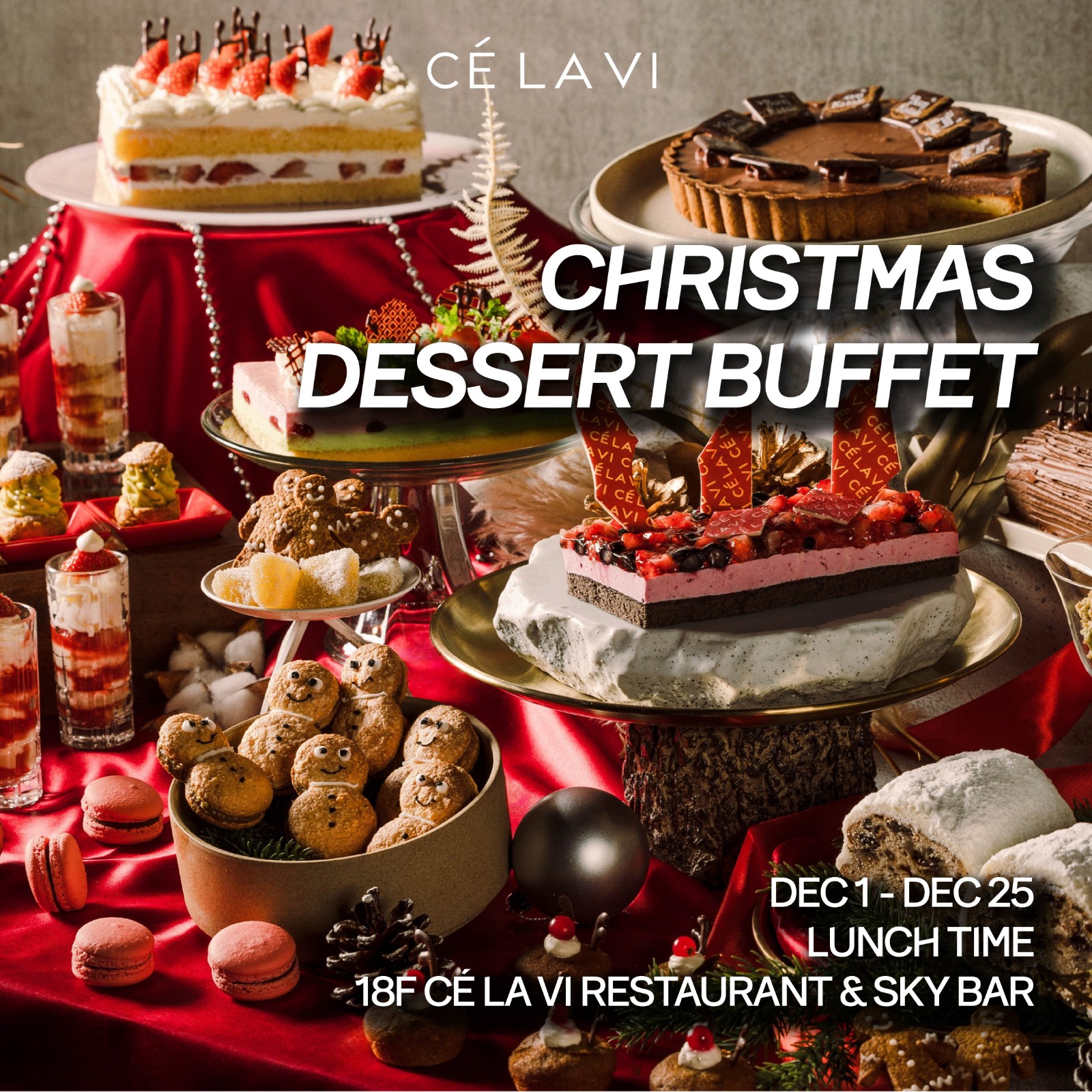 CHRISTMAS DESSERT BUFFET | CÉ LA VI TOKYO
